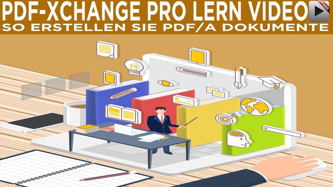 PDF-XChange Pro V7 - So erstellen Sie PDF/A Dokumente - YouTube