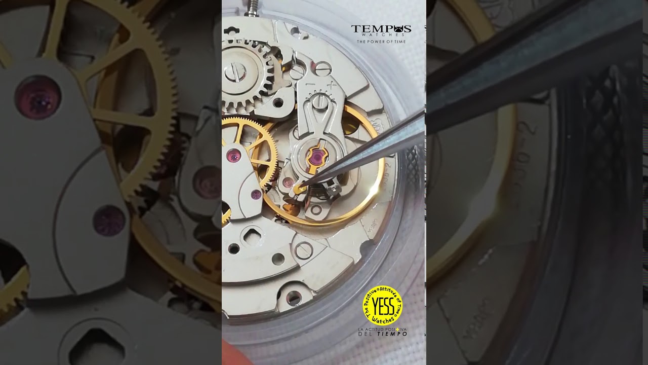 Cómo funciona un reloj automático (parte 5) - YouTube
