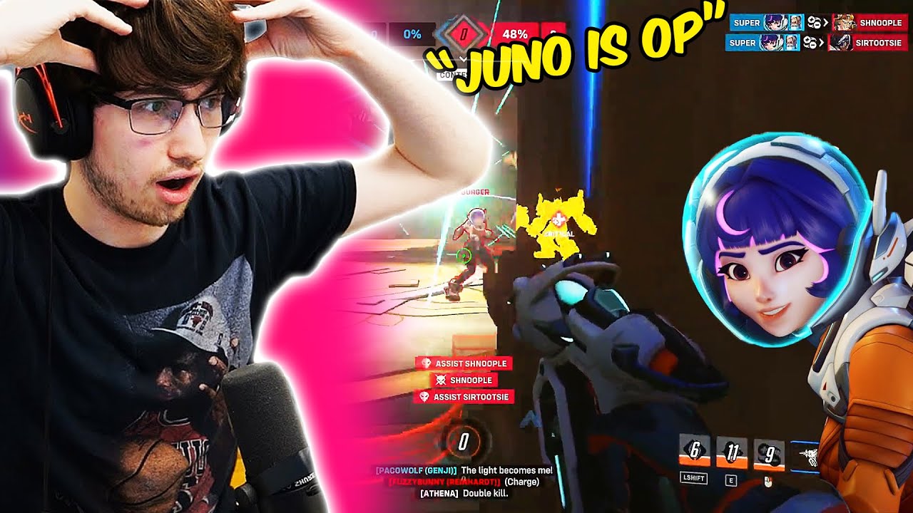 New Overwatch 2 Hero Juno Is Lowkey Kinda Broken! - YouTube