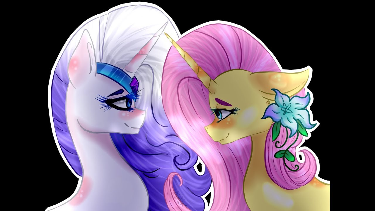 Speedpaint [MLP] - Next gen (G5 Rarity and Fluttershy) - YouTube