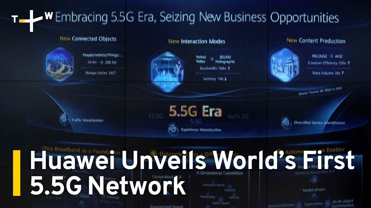 Chinese Tech Giant Huawei Unveils World’s First 5.5G Network ...