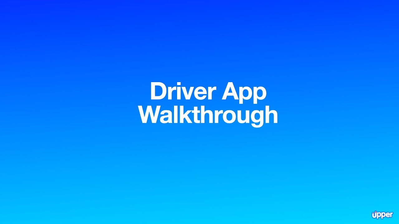 Driver App Walkthrough - YouTube