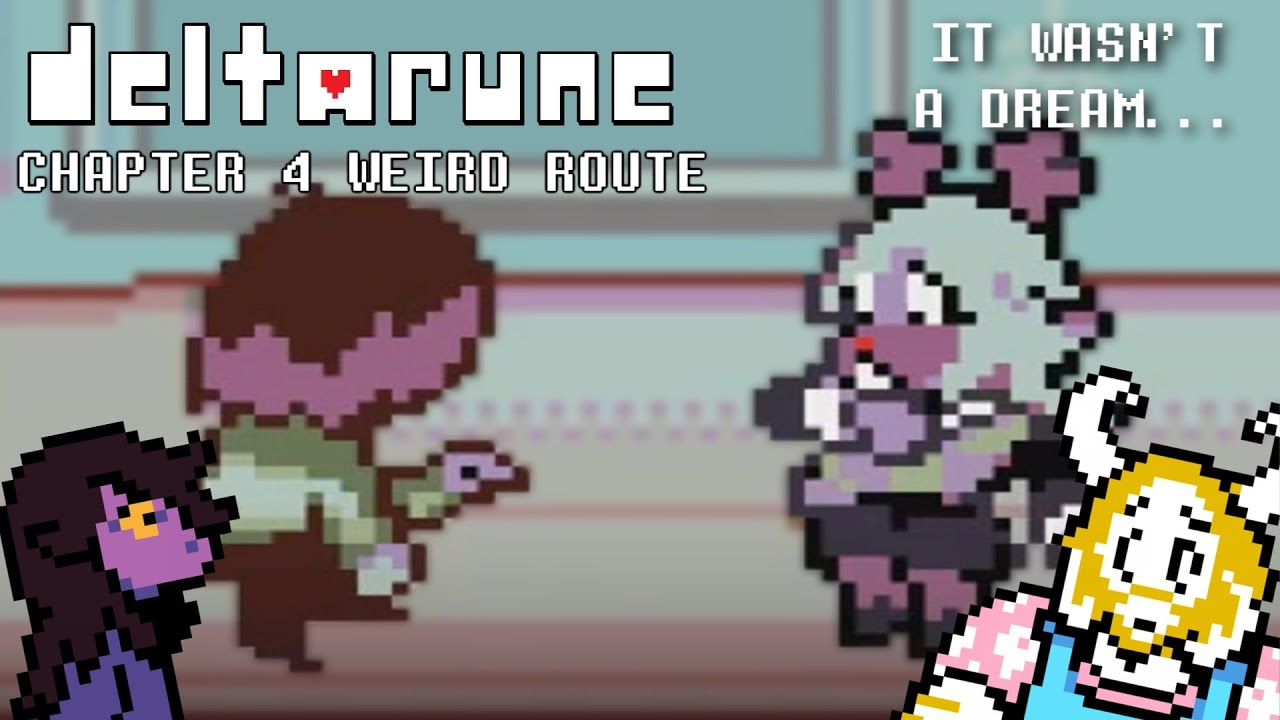I'M LEGITIMATELY FREAKED OUT! - Deltarune Chapter 4 (Weird Route ...