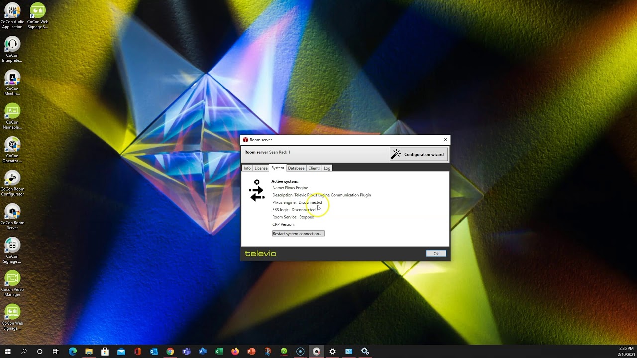 CoCon Room Server Trouble Shooting - YouTube