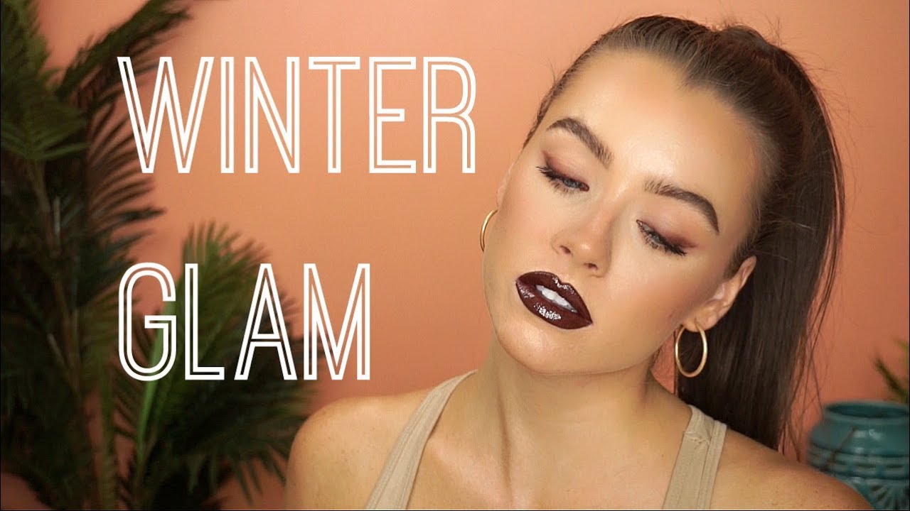The Perfect Winter Glam | Maddie Edwards - YouTube