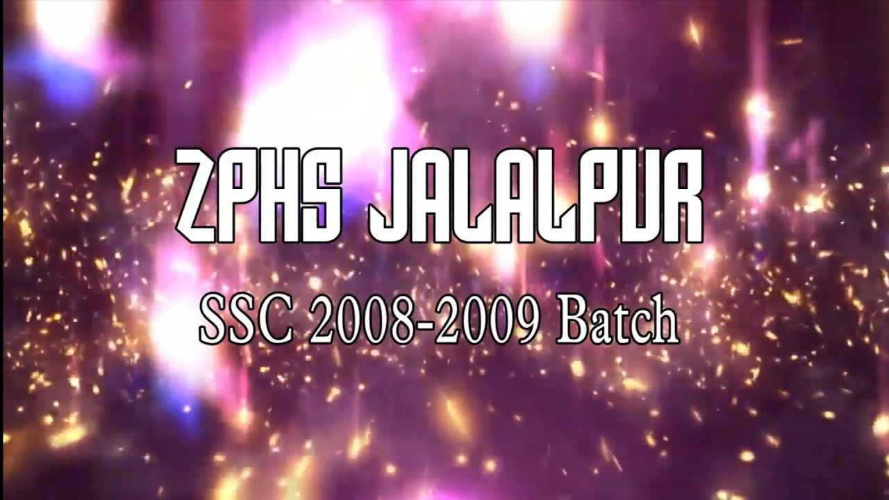 Z.P.H.S Jalalpur || ssc batch 2008 - 09 || get together || promo ...