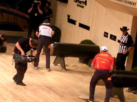 Stihl Timbersports 2013 WM Stuttgart Porsche Arena Stock Saw Robert ...