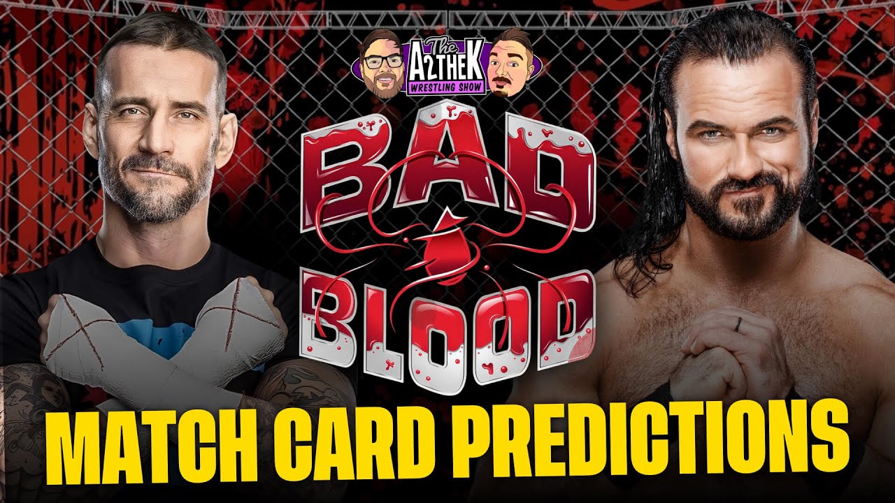 WWE Bad Blood 2024 - Match Card Predictions - YouTube