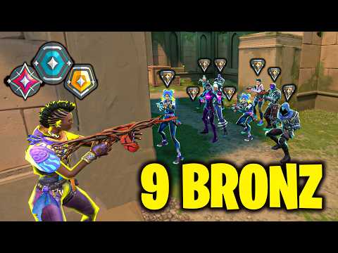 9 BRONZ VS HER RANKTAN BİR OYUNCU | VALORANT