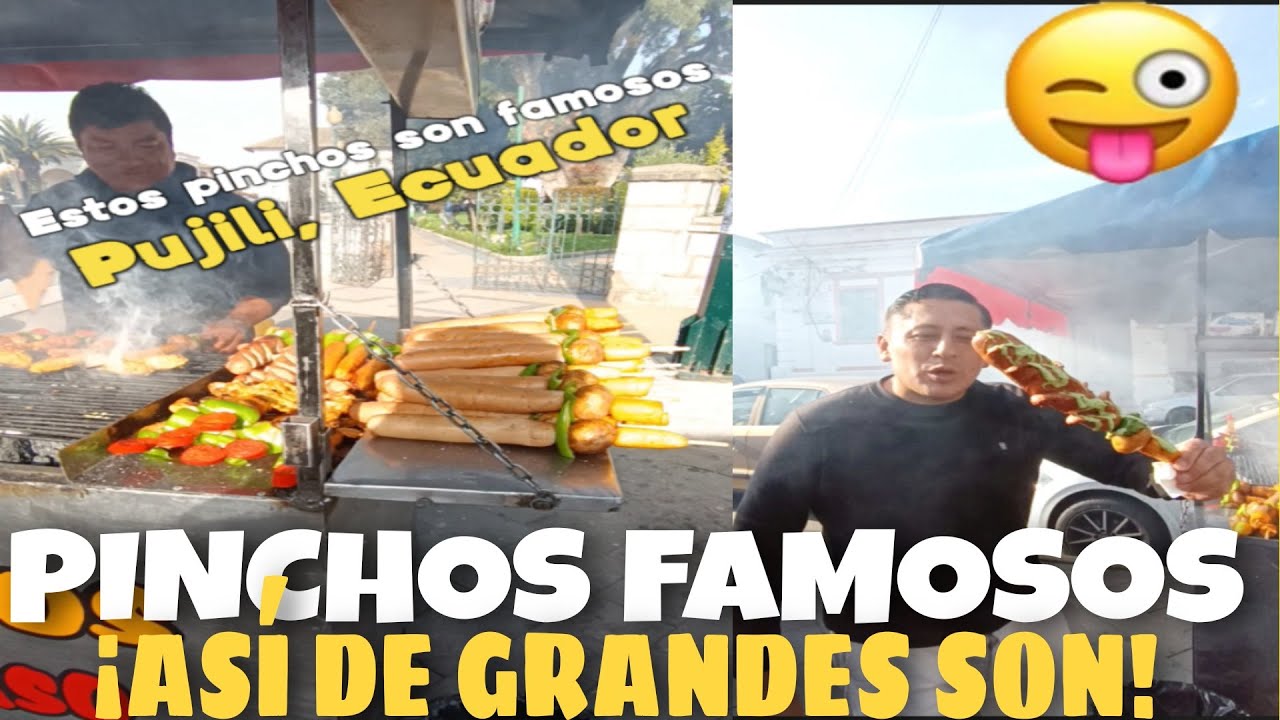 PINCHOS de $1🍡 en PUJILÍ ¡Así de grande son! | COTOPAXI-ECUADOR🇪🇨 ...