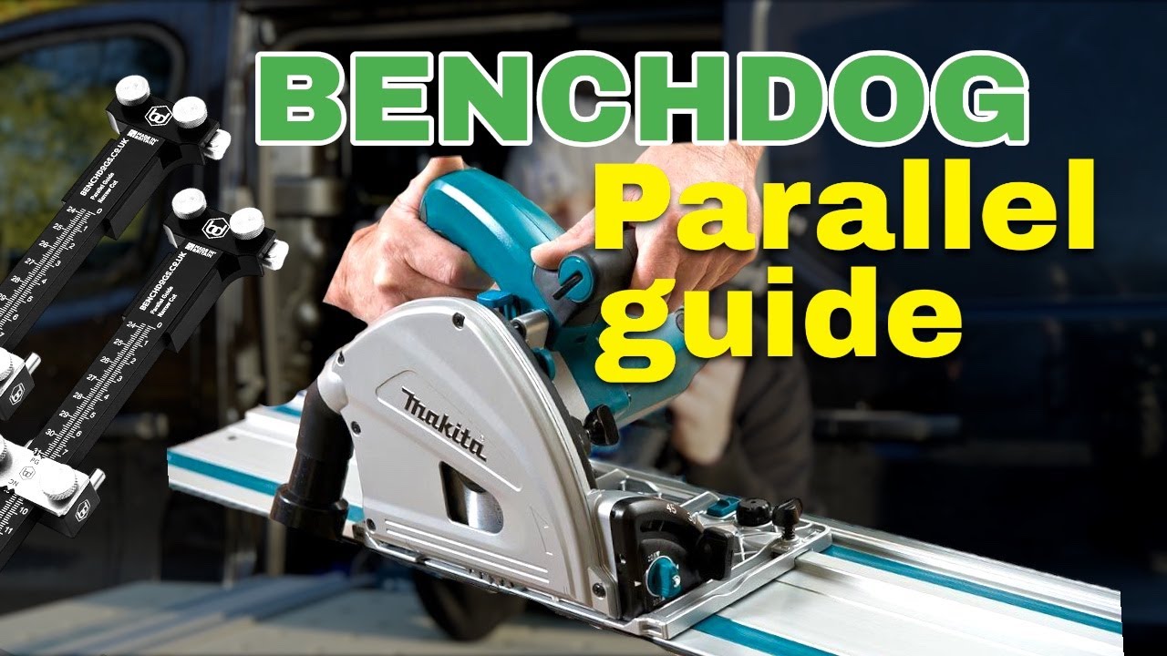 BENCHDOG parallel guide for your track saw - YouTube