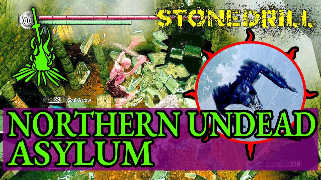 DARK SOULS How to reach Northern Undead Asylum from Firelink Shrine ...