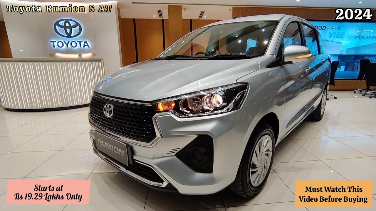 Exploring the Toyota Rumion S AT: In-Depth Review, Features, Prices and ...