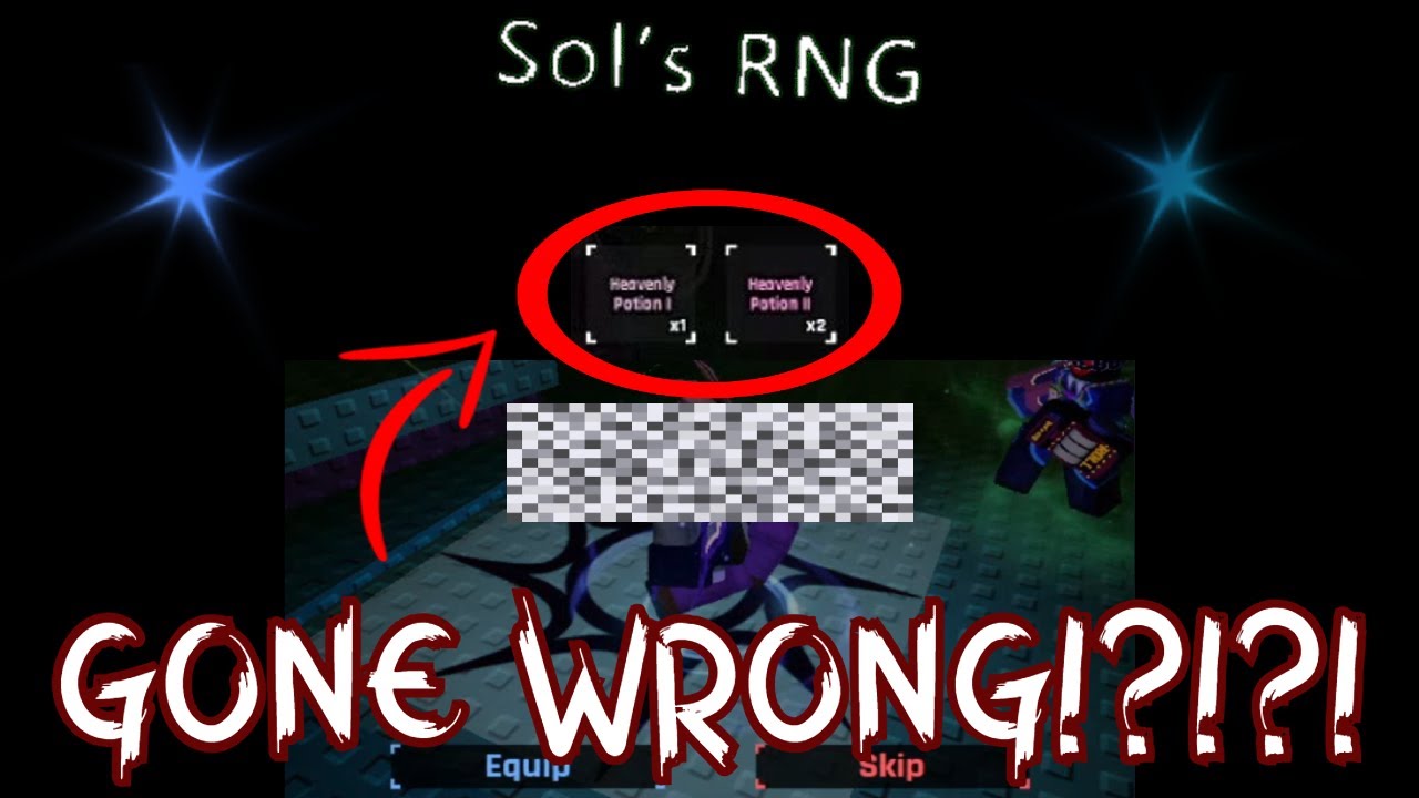 [SOL'S RNG] USING HEAVENLY POTIONS GONE WRONG!?!?! - YouTube