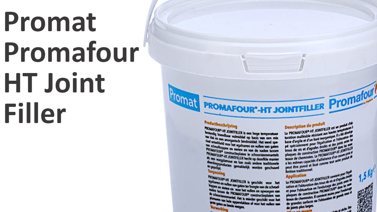 1.5kg Promat PROMAFOUR-HT JOINT FILLER - High Temperature - YouTube