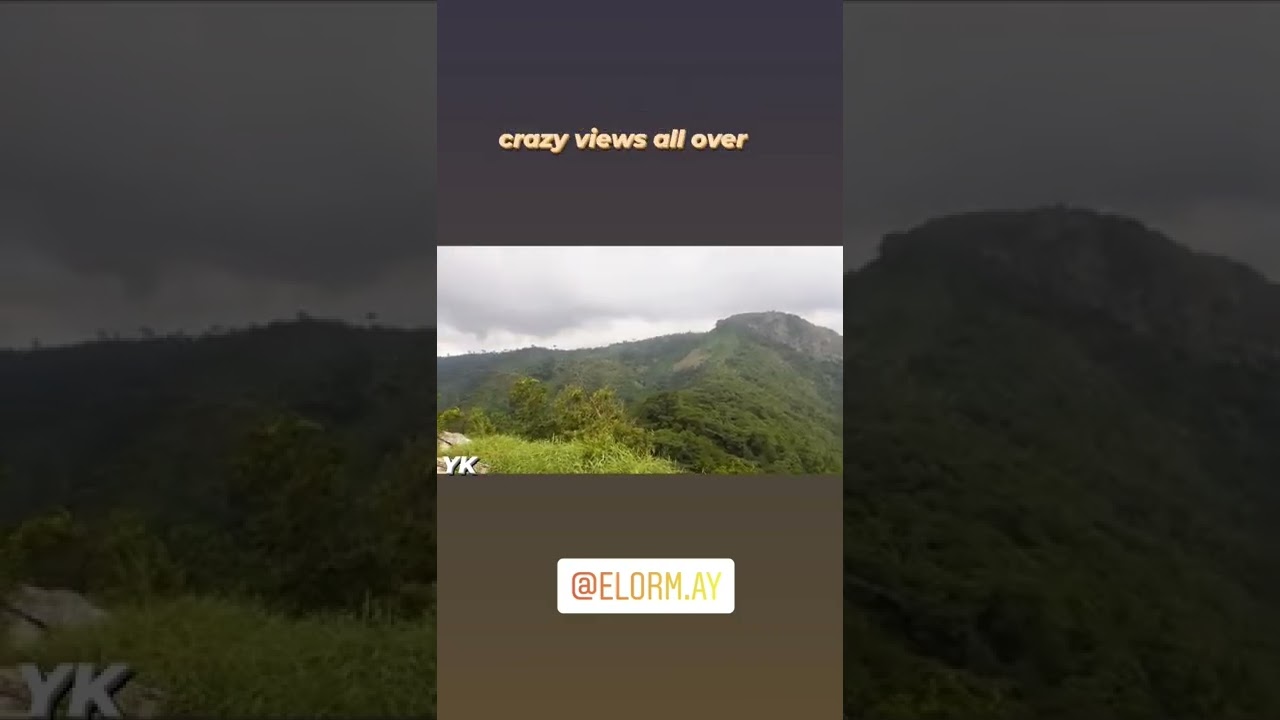 Views from the highest mountain 🗻 in Ghana. 885 ft above sea level # ...