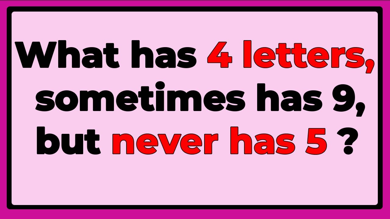 30 Hard Tricky Riddles That Will Boost Your Thinking || Only a Genius ...