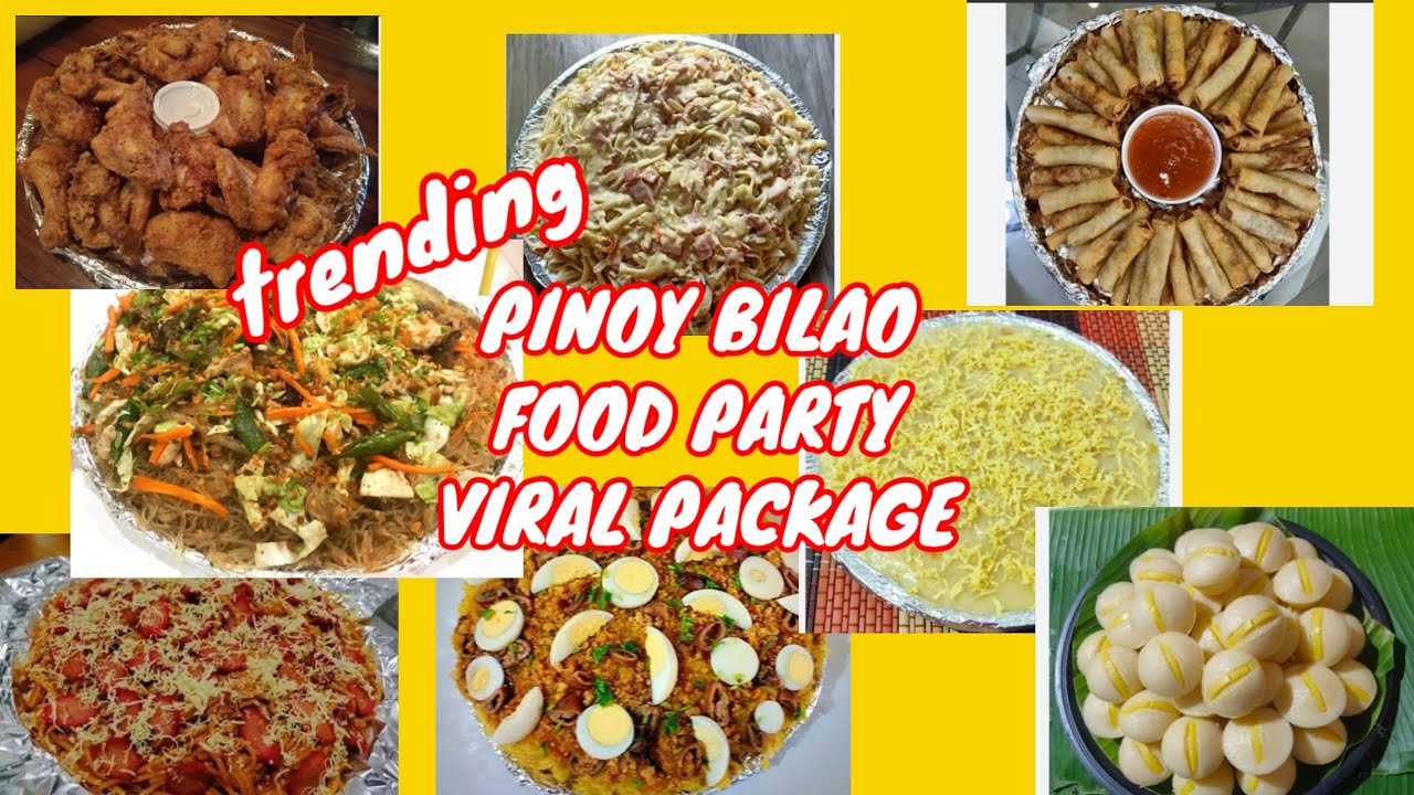 TRENDING BILAO PARTY FOOD PACKAGE - YouTube