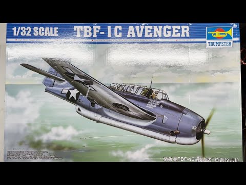 Trumpeter TBF-1C Avenger 1/32 Scale Model Aircraft