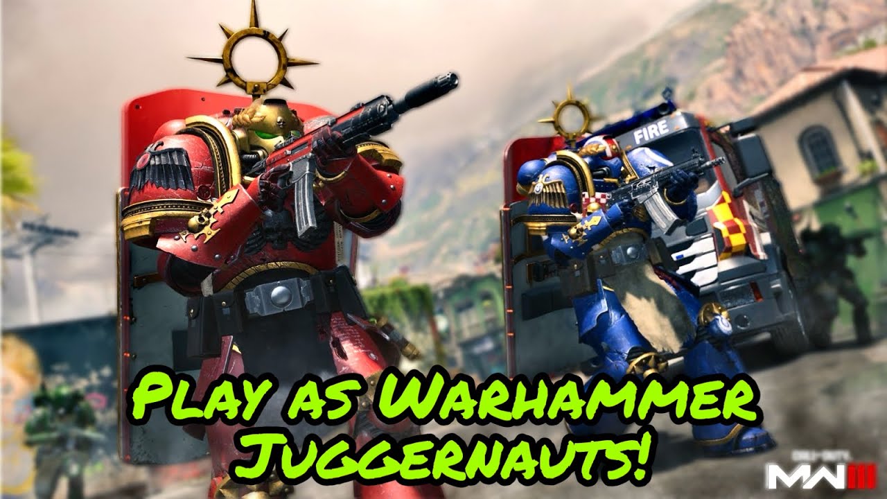 Play as a Warhammer Juggernaut for FREE in MW3! - YouTube
