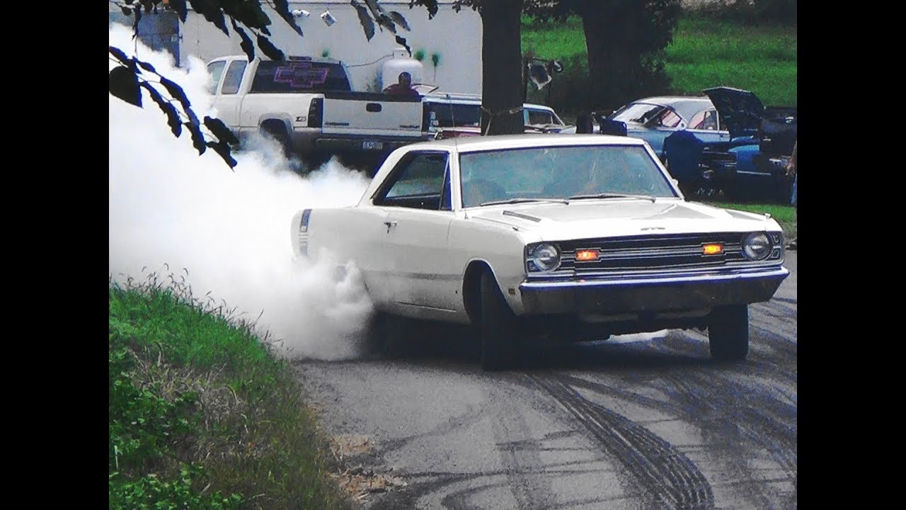 69 Dodge Dart Gts Power Burnout - YouTube