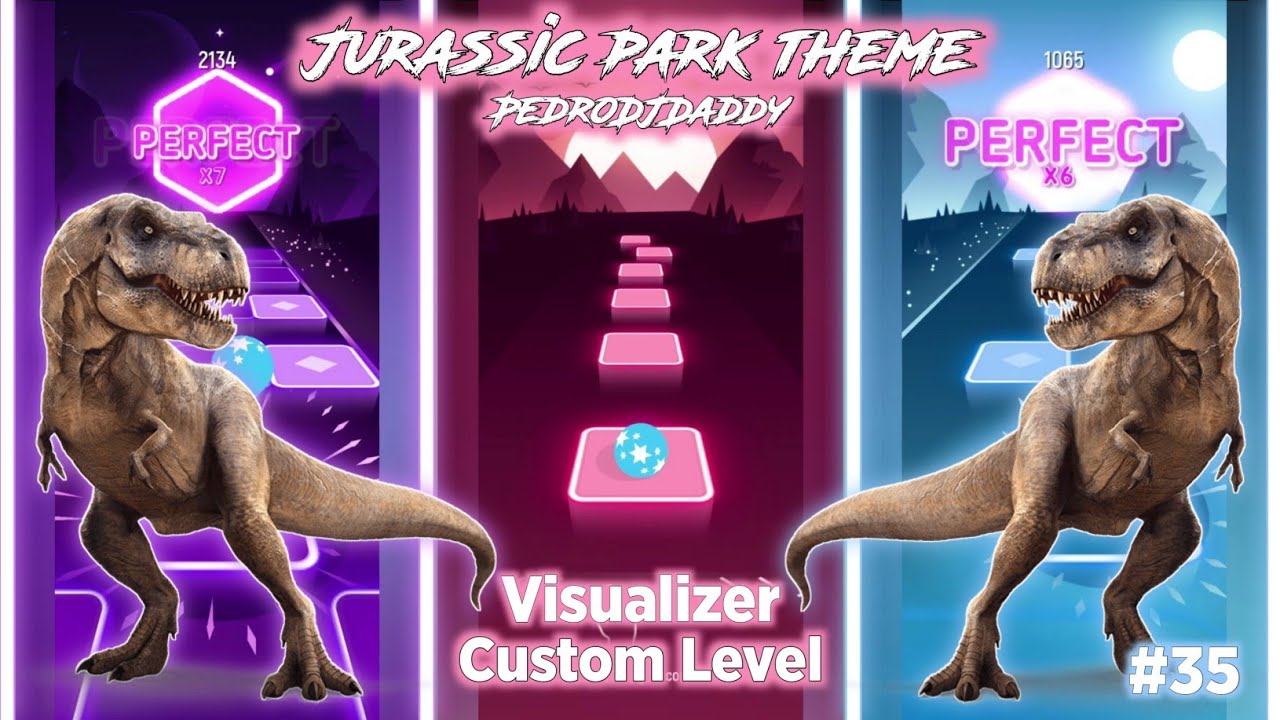 JURASSIC PARK Theme Song (PedroDJDaddy Trap Remix) | Tiles Hop "Custom ...