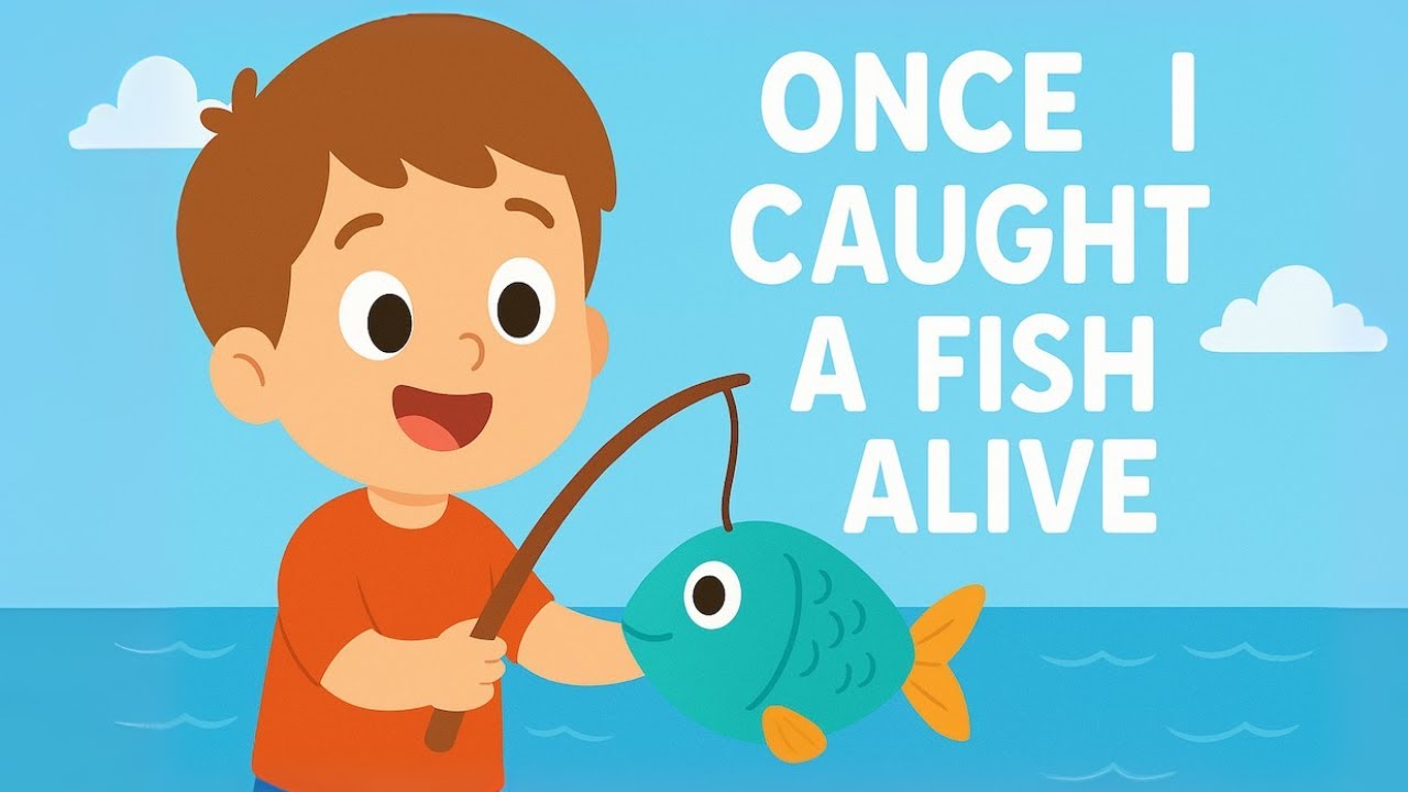 12345 Once I Caught A Fish Alive! | Kids Song | Nursery Rhymes - YouTube