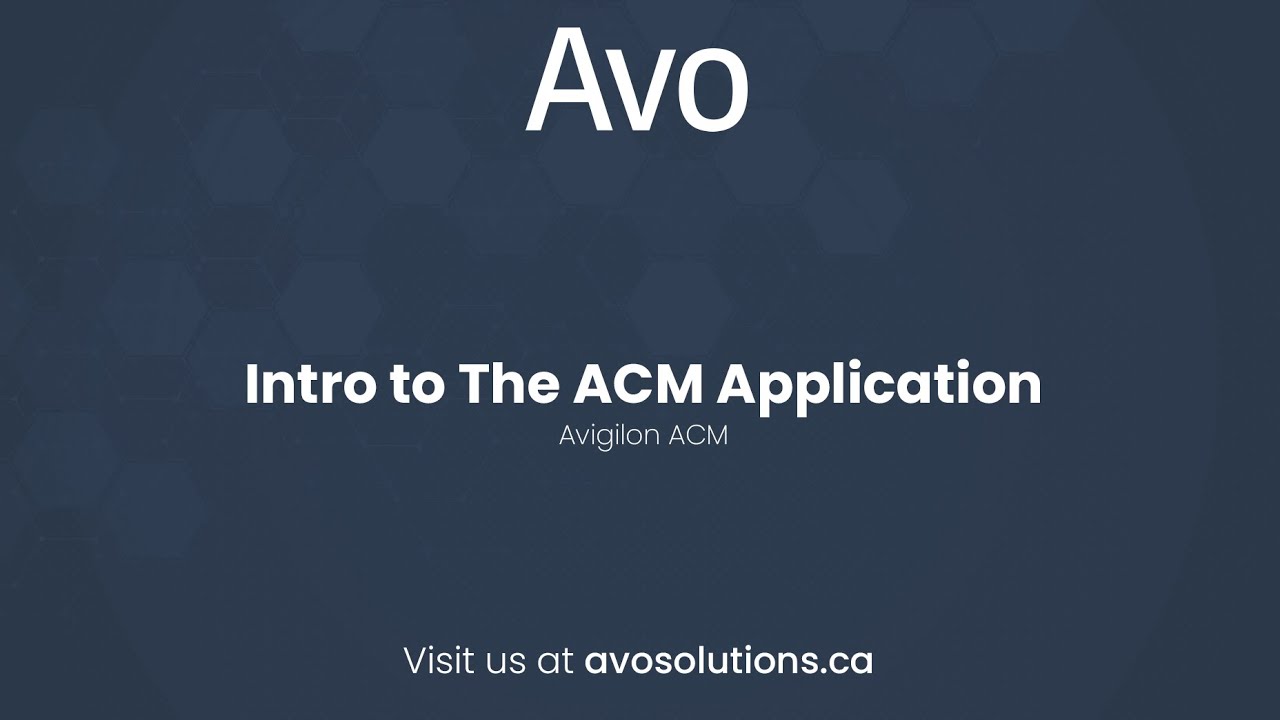 Intro to The ACM Application - YouTube