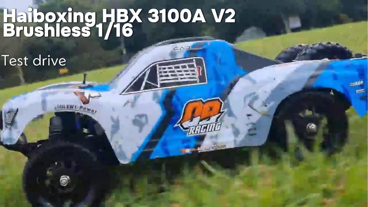 [RC car] HBX 3100A V2 Brushless 1/16 test drive - YouTube