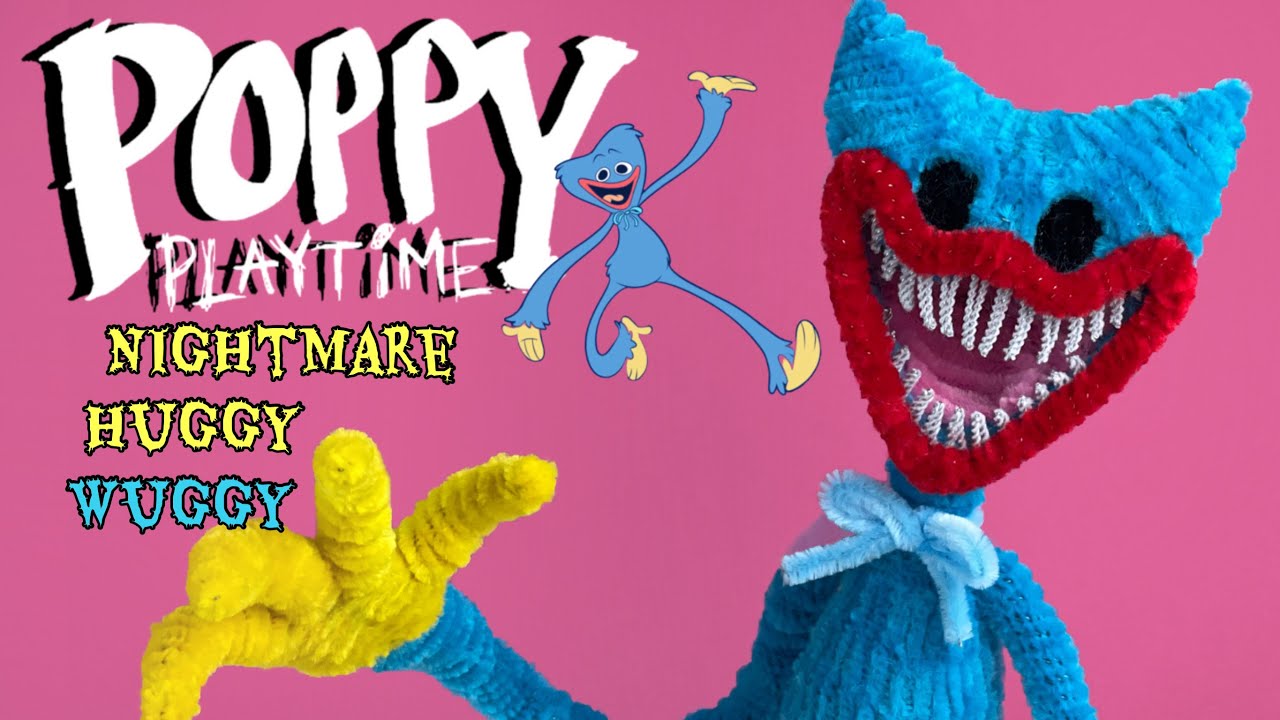 Making Nightmare Huggy Wuggy with only Pipe Cleaners - YouTube