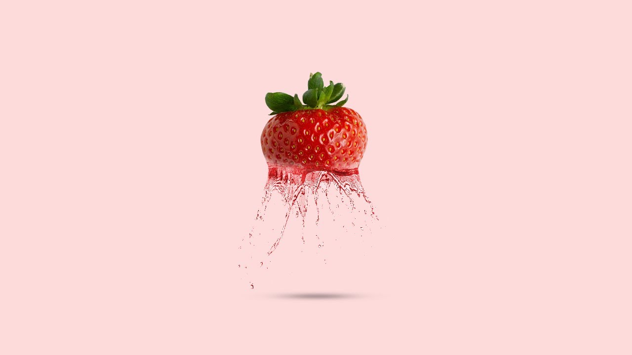 Strawberry and Water Manipulation | Tutorial Photosop - YouTube