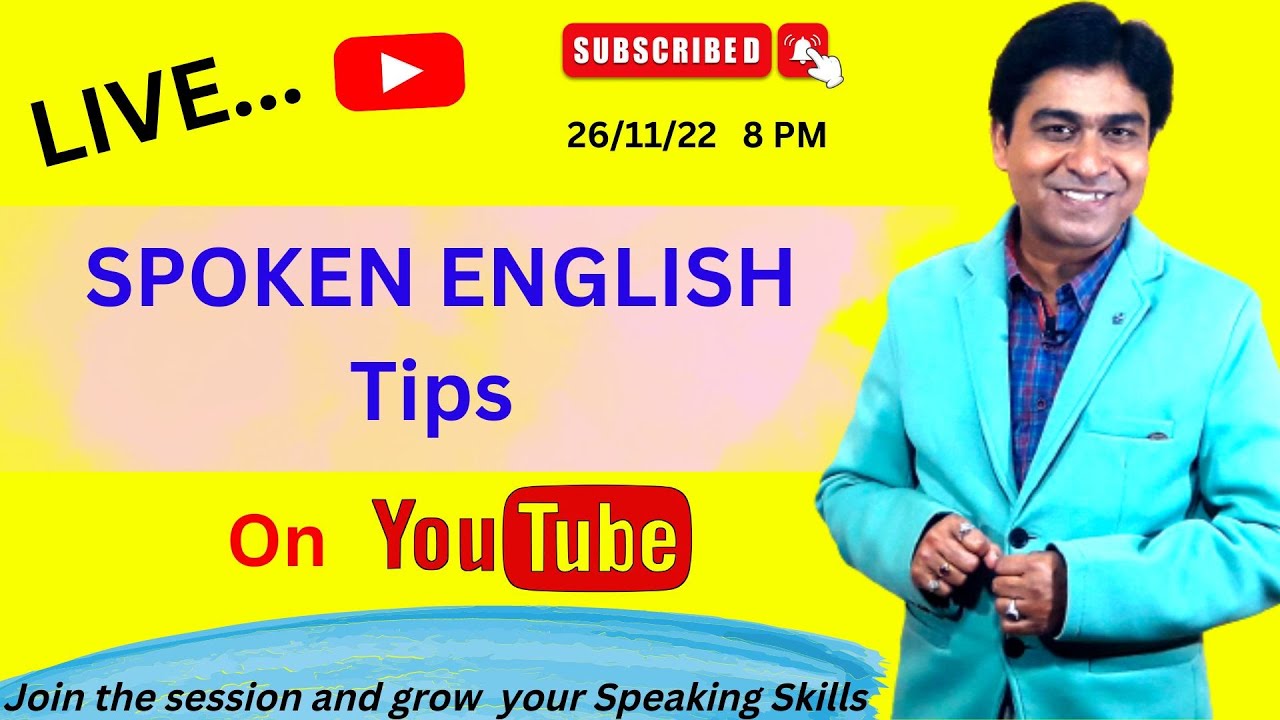 Live Spoken English Tips Session | Bengali and Hindi | Bhaskar Raha - YouTube