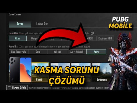 PUBG MOBİLE KASMA SORUNU GİDERME | DONMA SORUNU ÇÖZÜMÜ