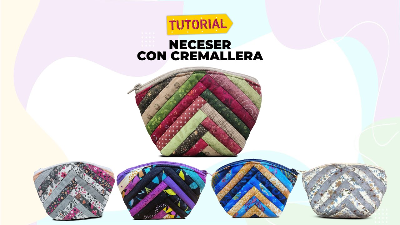 Tutorial: Neceser con cremallera - YouTube