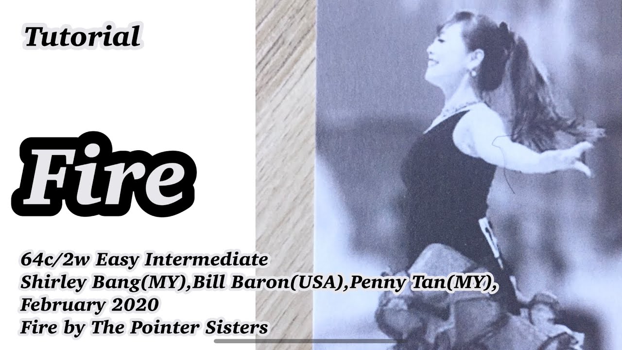 Fire Line Dance(Easy Intermediate) - Tutorial - YouTube