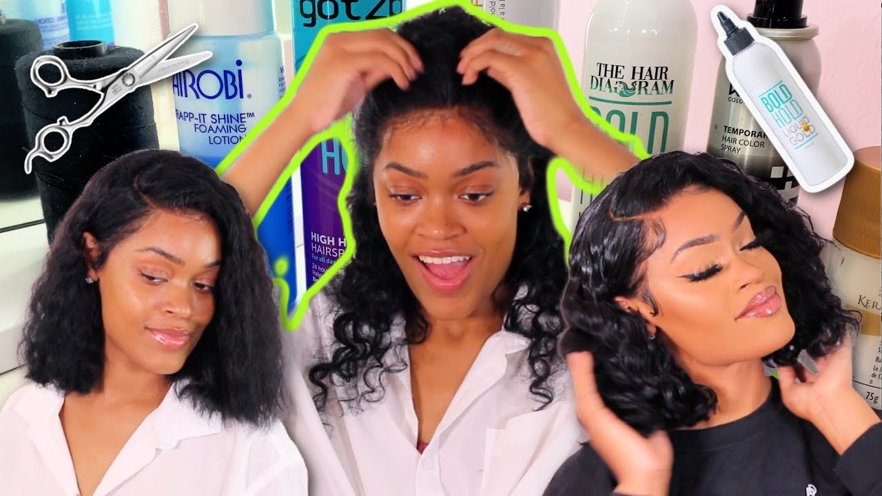 The GLUELESS BOB you've always needed! *VERY* DETAILED Snob Life WIG ...