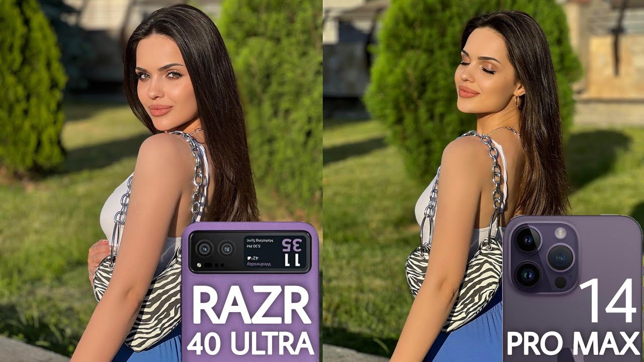 Motorola Razr 40 Ultra VS iPhone 14 Pro Max Camera Comparison - YouTube
