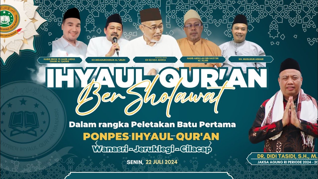Didi Tasidi Hadiri Peletakkan Batu Pertama Pembangunan Pondok Pesantren ...