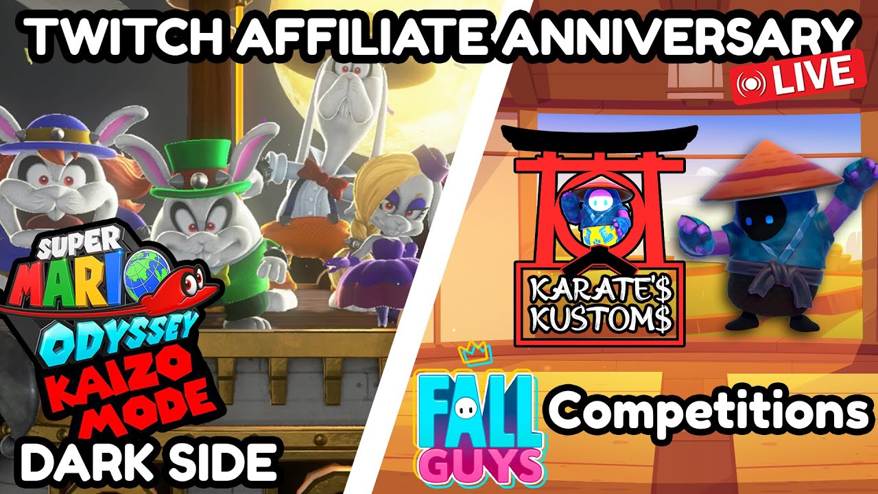 Twitch Affiliate Anniversary Celebration // SMO Kaizo Dark Side Later ...