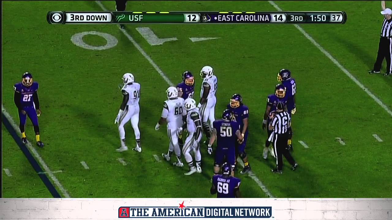 Football Highlights: USF 22, ECU 17 - YouTube