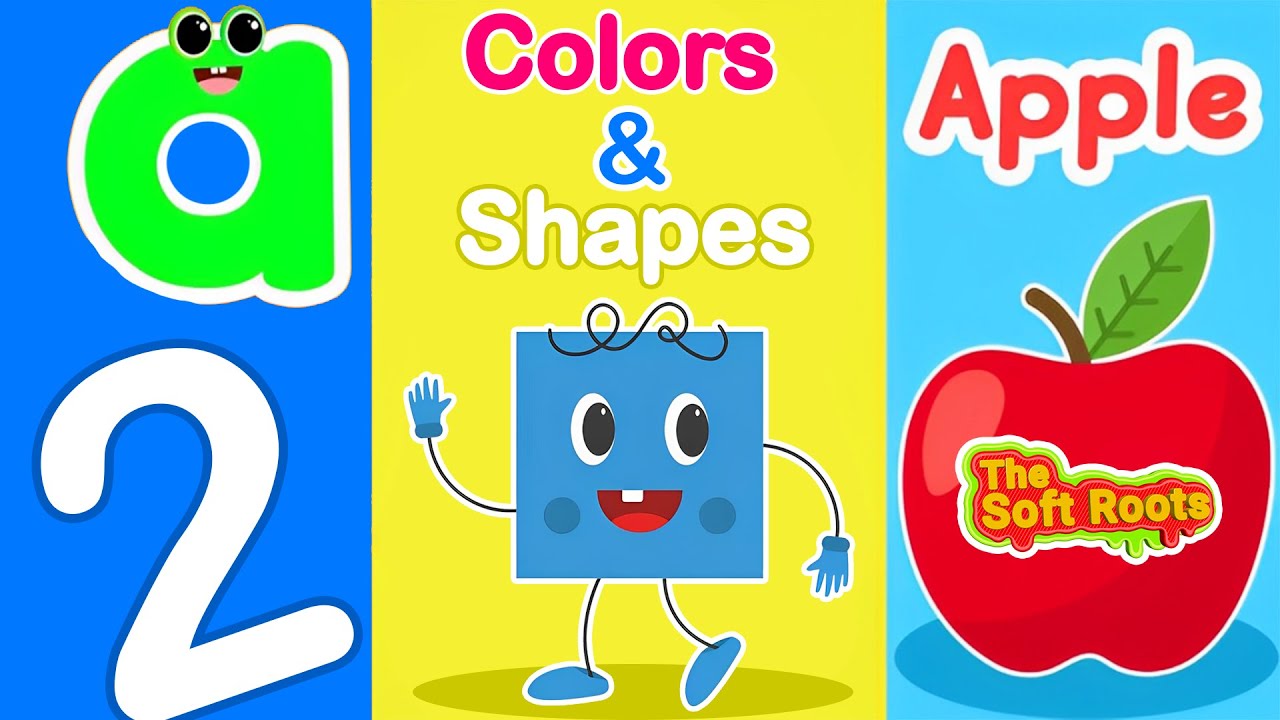 Preschool Learning Videos for 3 Year Olds | Best Learn ABC, 123, Colors ...