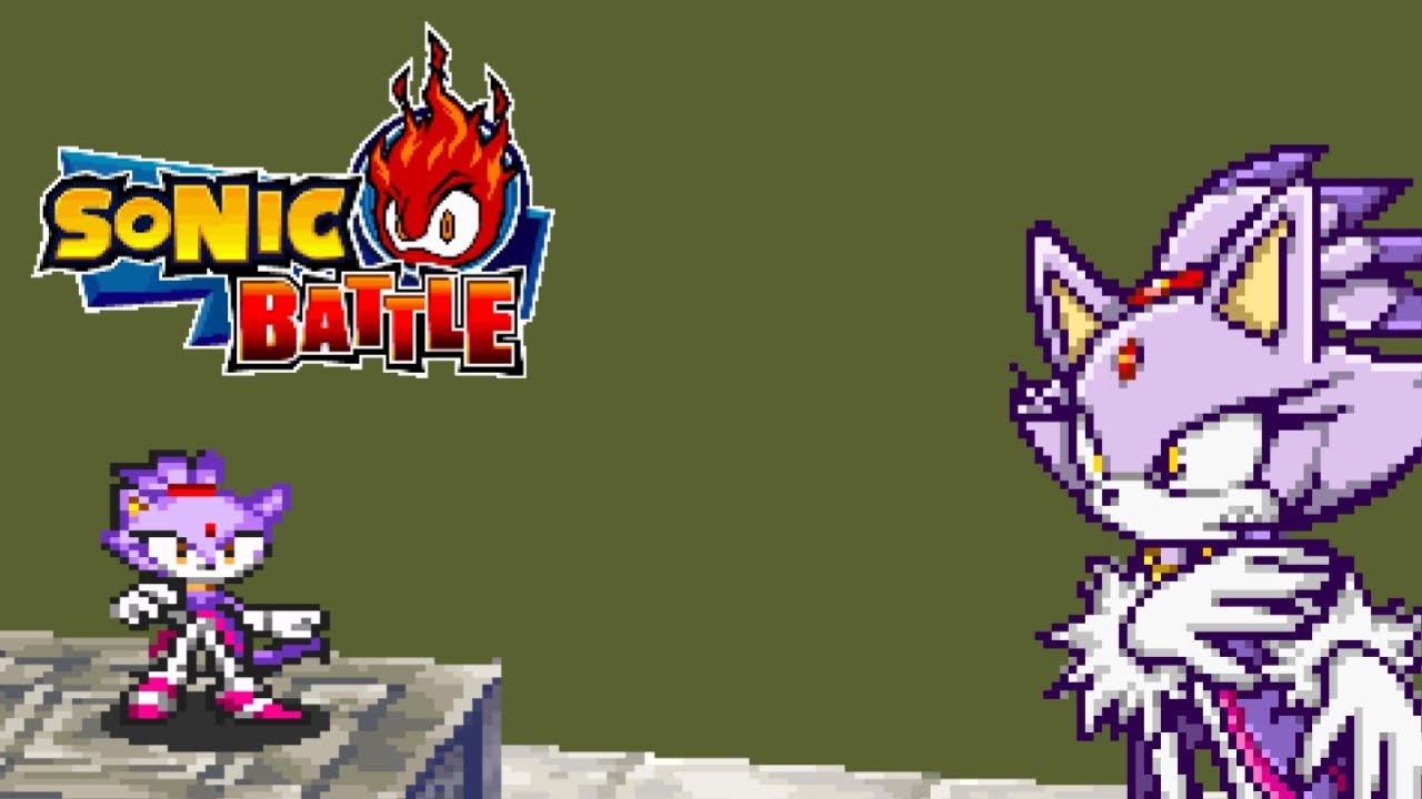 Improved Blaze Over Rouge in Sonic Battle - YouTube