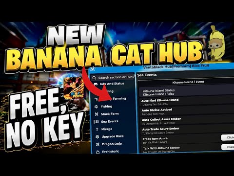 [NO KEY] NEW BLOX FRUITS SCRIPT (Roblox) | NEW BANANA CAT HUB | FAST AUTO FARM + NEW Delta Executor