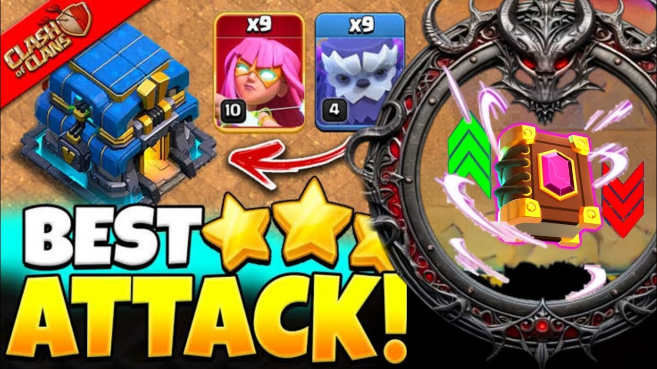 Warden Ability Rework ke Baad Best 3 Star Strategy OP Super Archer Yeti ...