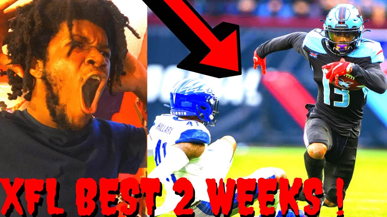 XFL 2020 REACTION - BEST OF WEEK 1 & BEST OF WEEK 2 XFL REACTION 2020 ...