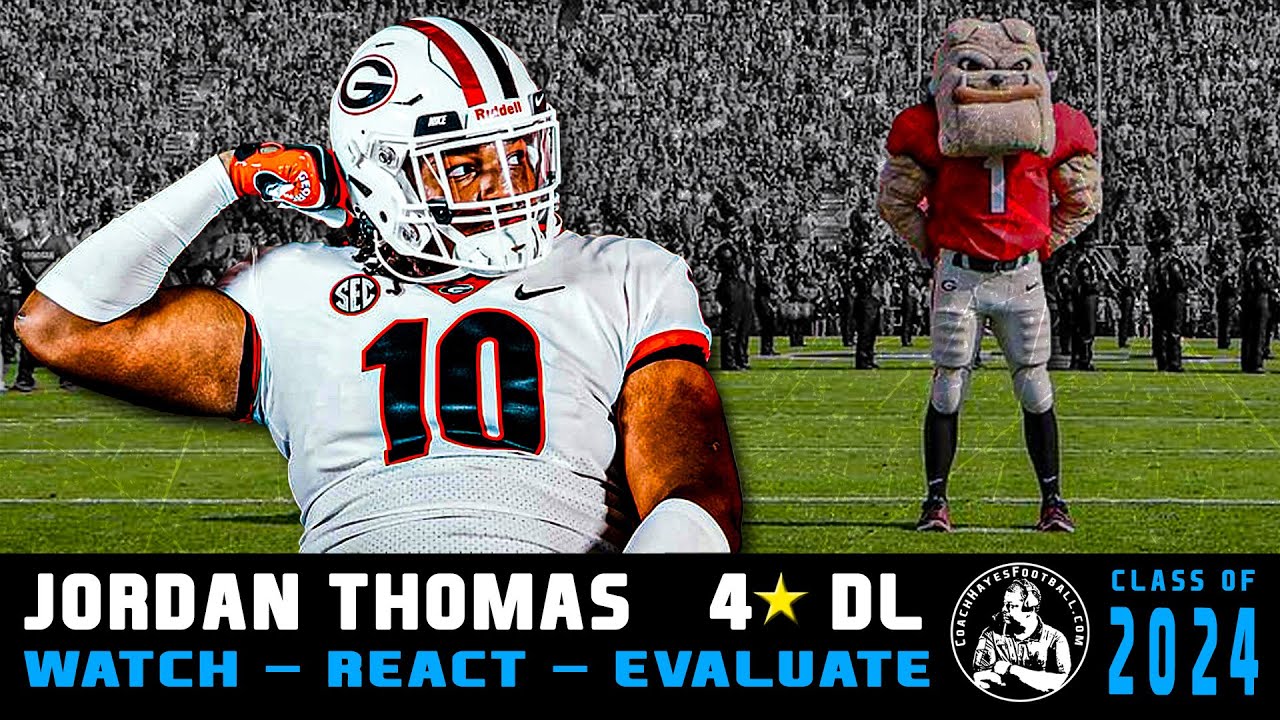 4⭐ Jordan Thomas | Highlight Review | #GerogiaCommit | #WRE24 - YouTube