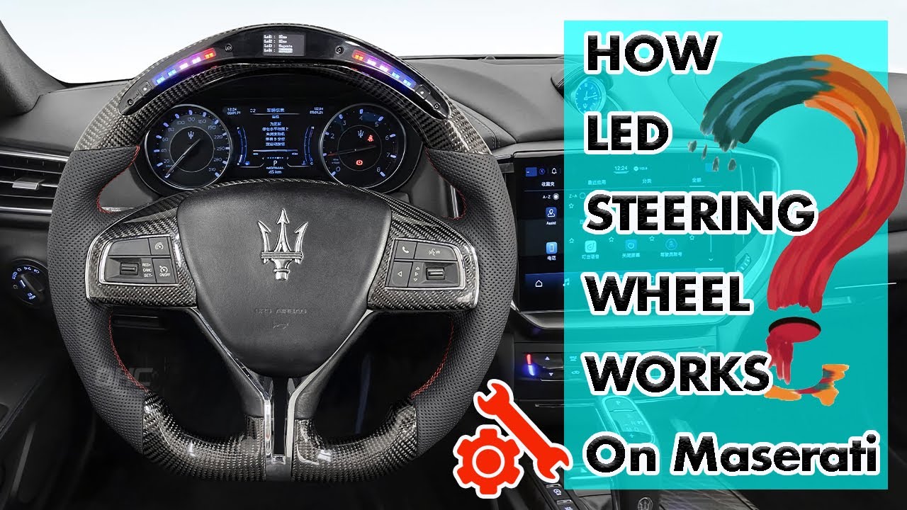 HOW LED STEERING WHEEL WORKS? OHC MOTORS CLASSIC MODEL - YouTube