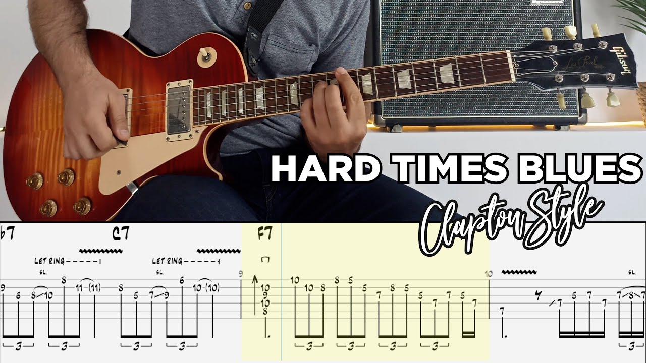 Hard Times Blues – Clapton Style Guitar Improv with a Jazzy Twist 🎸 ...