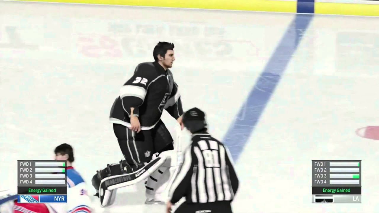 NHL 15: EA Logic GOALIE FIGHT (NHL 15 Clips) - YouTube