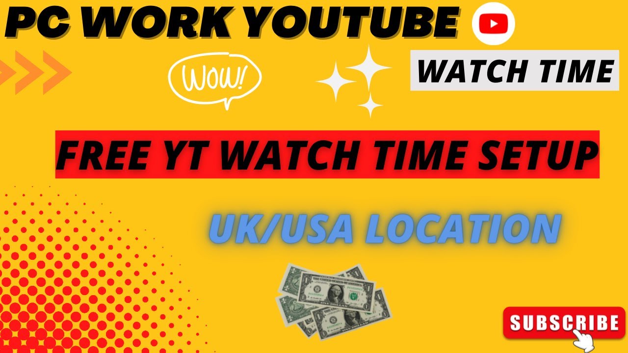 Free YouTube Watch Time Software for PC/Laptop ||Complete 4000 hours in ...